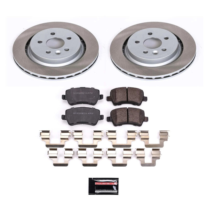 PowerStop 08-16 Volvo XC70 Rear Semi-Coated Rotor Kit