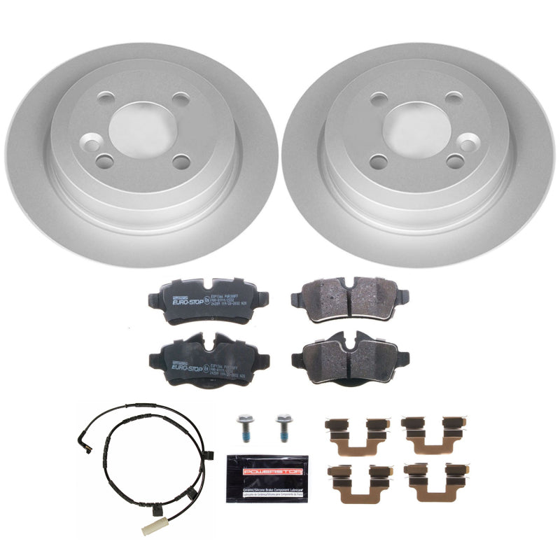 PowerStop Power Stop 07-10 Mini Cooper Rear Euro-Stop Brake Kit
