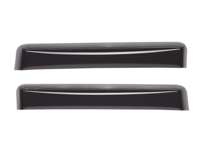 WeatherTech 2017+ Audi A4 Sedan Rear Side Window Deflectors - Dark Smo
