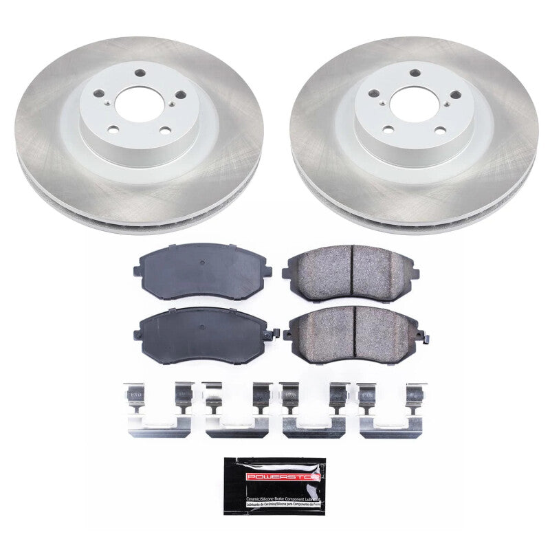 PowerStop 02-05 Subaru Outback Front Semi-Coated Rotor Kit